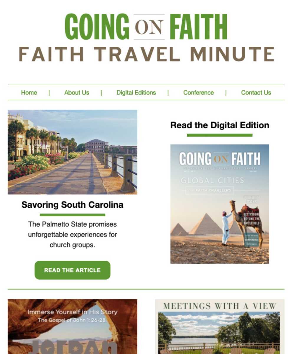 Start Your Own Faith Travel Program
